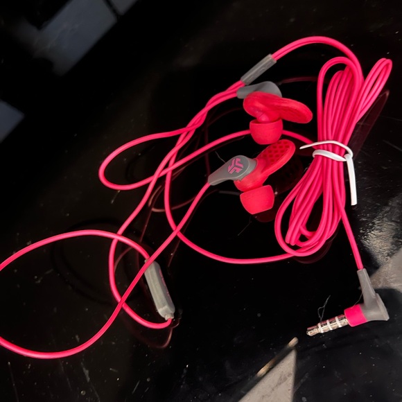 Headphones | Jlab Hot Pink Wired Earbuds | Poshmark